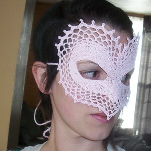 Lace Heart Masquerade Mask Crochet Pattern (PDF) - Etsy