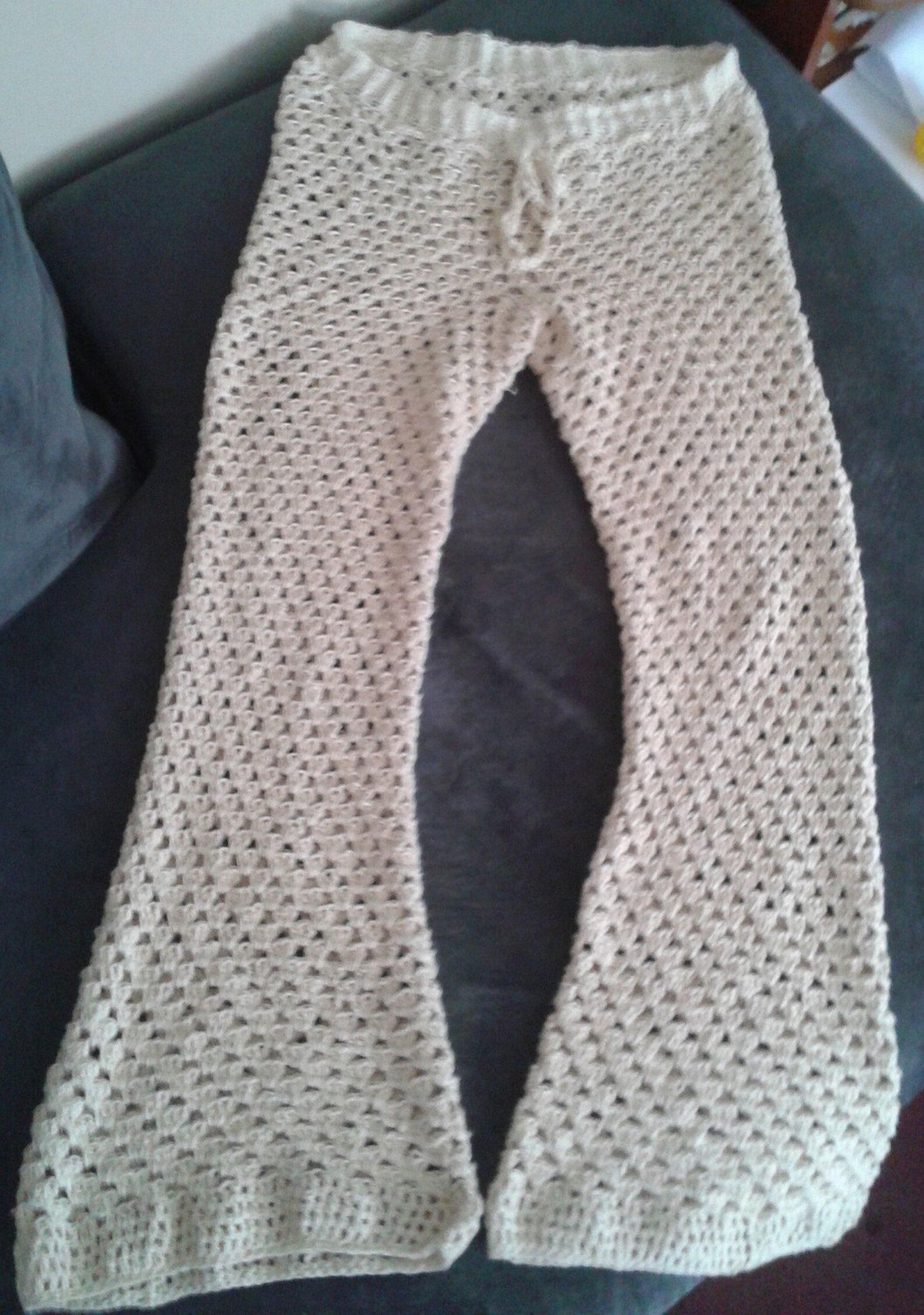 Universal Shell Crochet Pants Pattern Capri Shorts Granny Stitch Retro ...