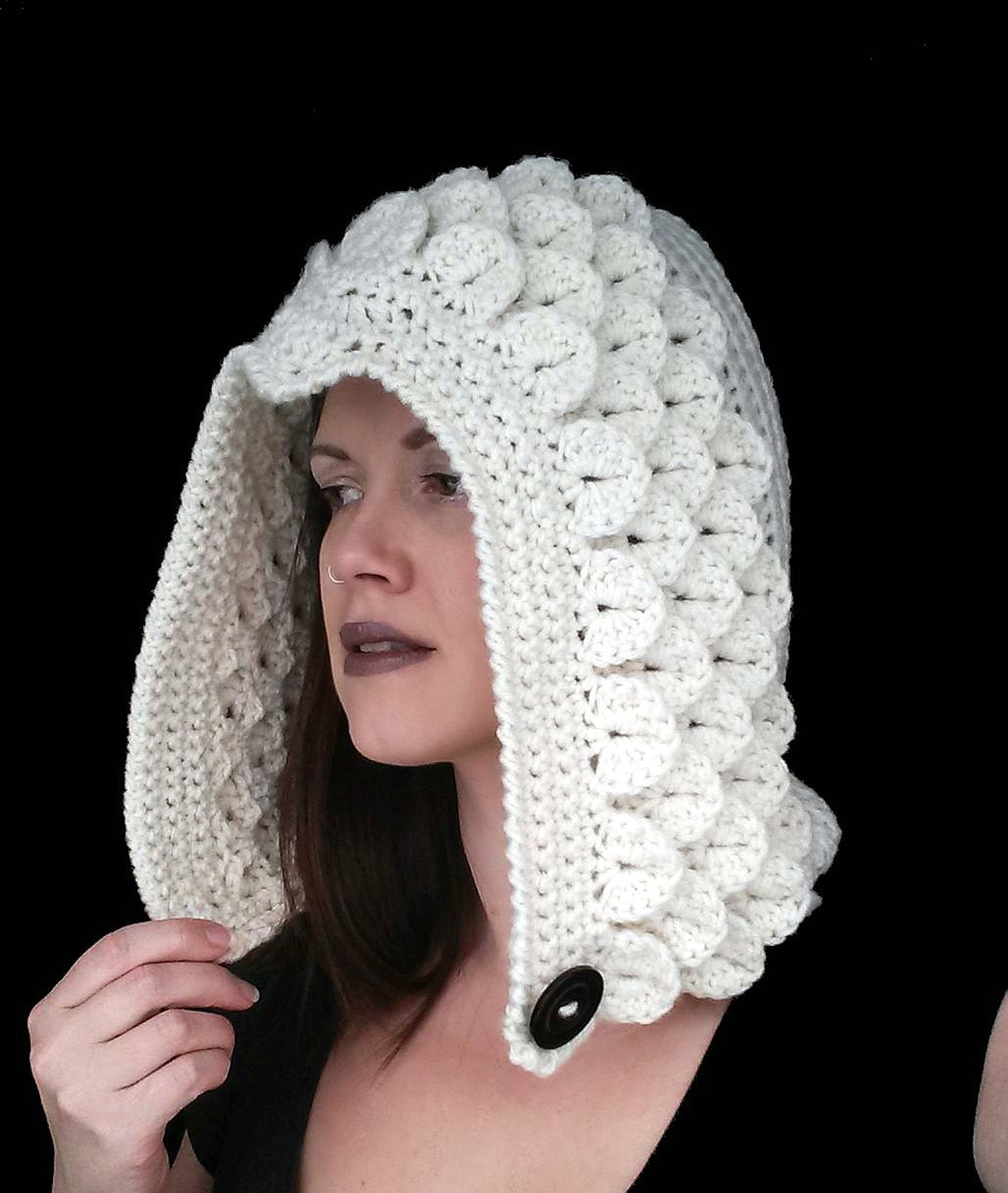 Crocodile Stitch Hood Crochet Pattern, Celestial Scales (PDF Download ...