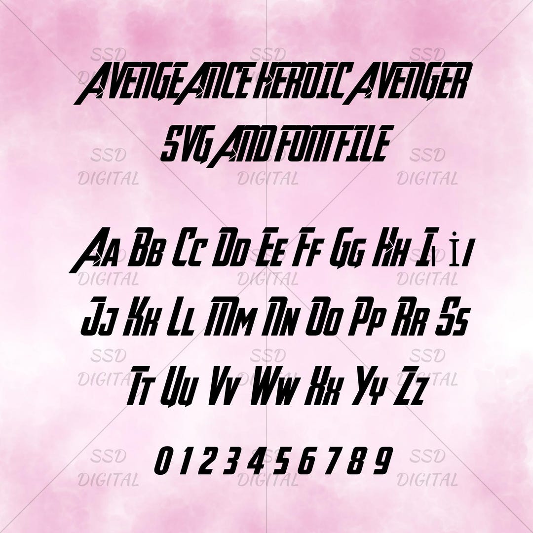 Superhero Alphabets Different Backgrounds Svg, Font Bundle Ttf ...