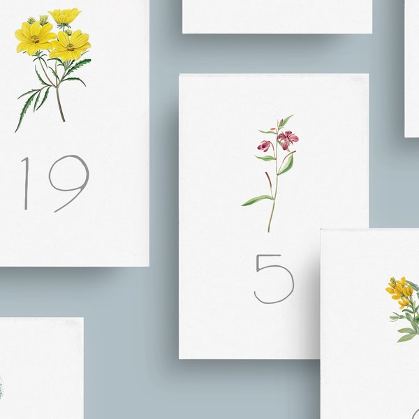 Vintage Table Number - Etsy