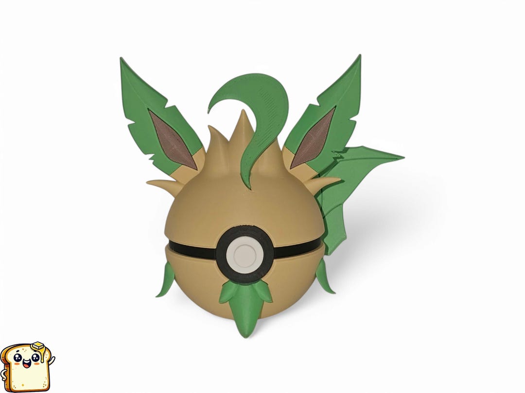 Buy Leafeon Poke Ball Replica - 3D Printed Pokeball | Anime ...