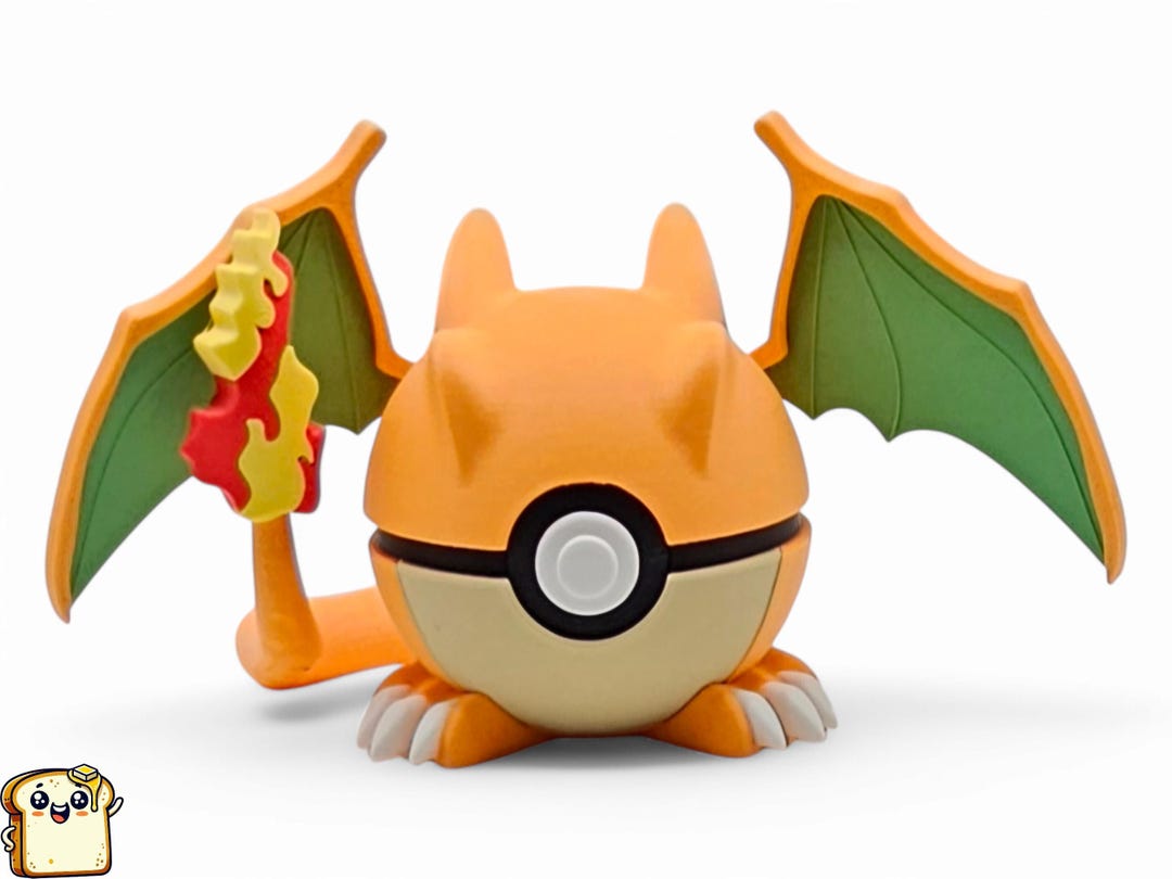 Charizard Poke Ball Replica 3D Printed Pokeball Anime Collectibles ...