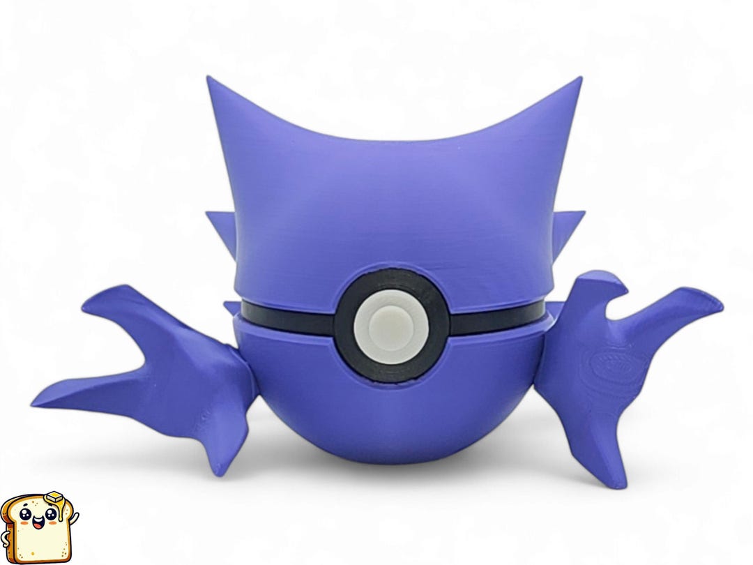 Haunter Poke Ball Replica 3D Printed Pokeball Pokémon Collectibles ...
