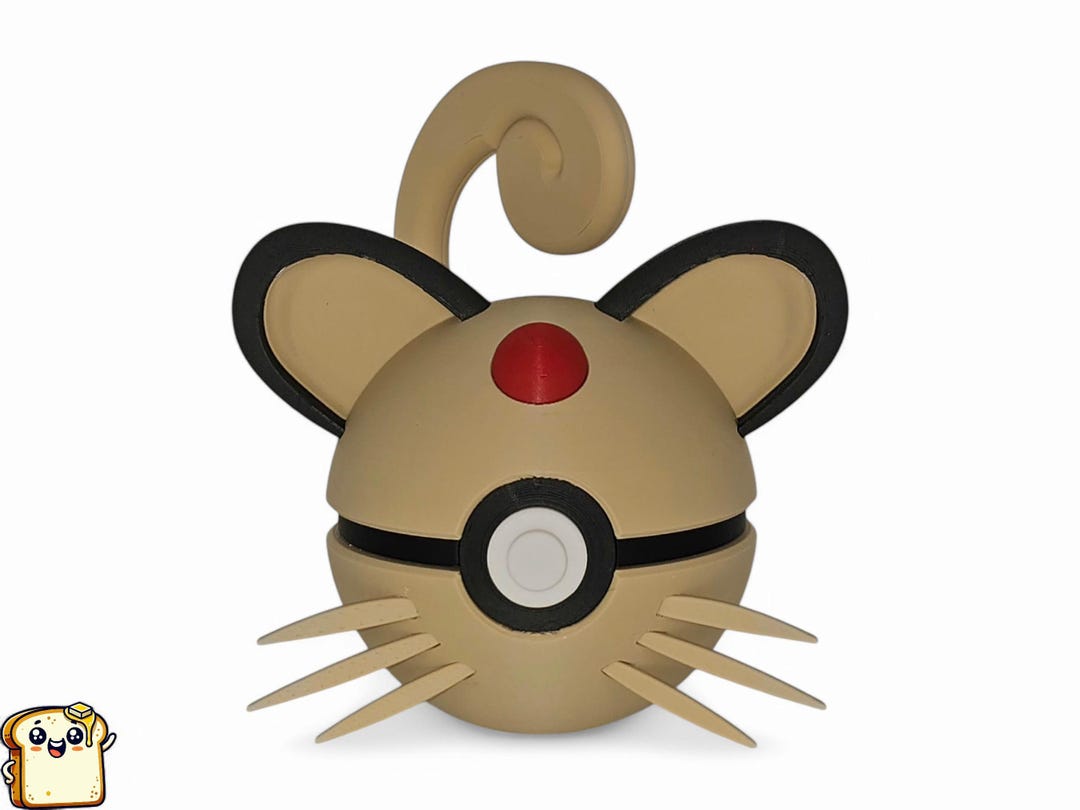 Persian Poke Ball Replica - 3D Printed Pokeball | Anime Collectibles ...