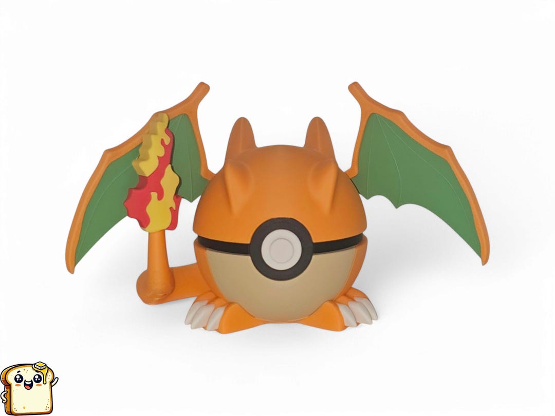 Charizard Poke Ball Replica - 3D Printed Pokeball | Anime Collectibles ...