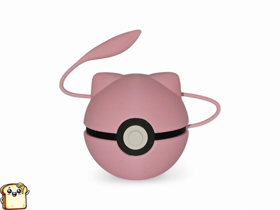 Mew Poke Ball Replica - 3D Printed Pokeball | Anime Collectibles ...