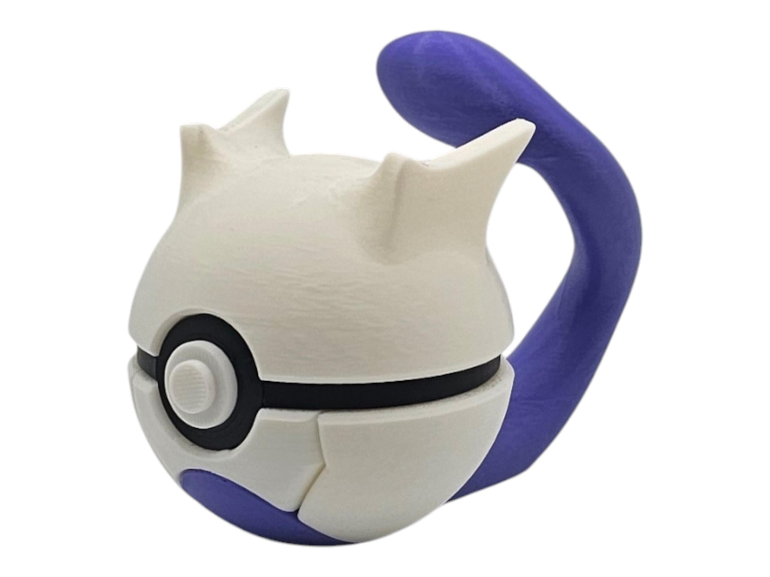 Mewtwo Poke Ball Replica 3D Printed Pokeball Pokémon Collectibles ...