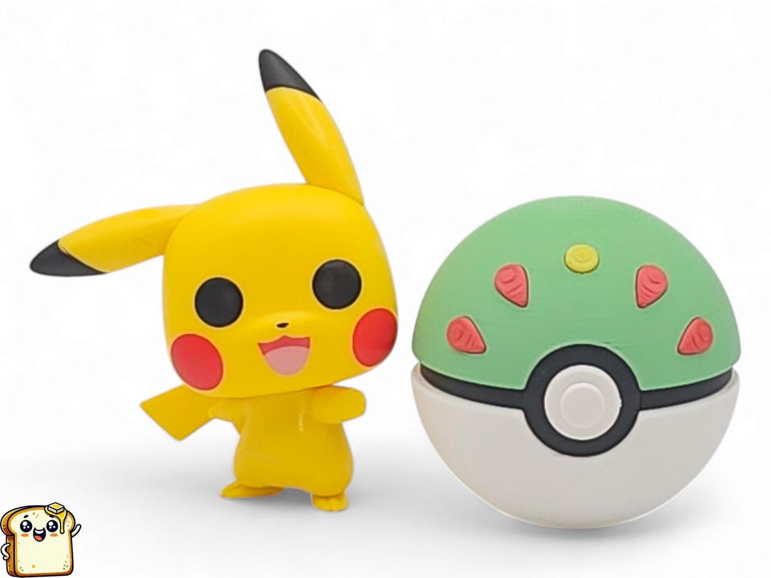 Friend Ball 3D Printed Pokeball Replica Anime Collectibles & Gifts - Etsy