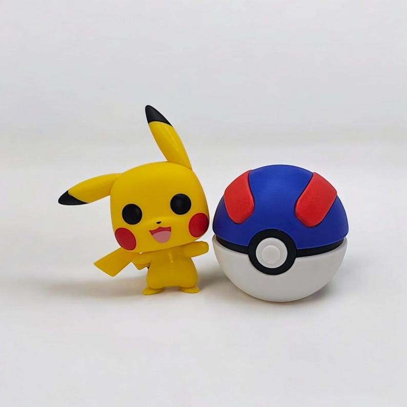 Pokeball Replicas 3D Printed Poke Ball, Great Ball, Ultra Ball, Master ...