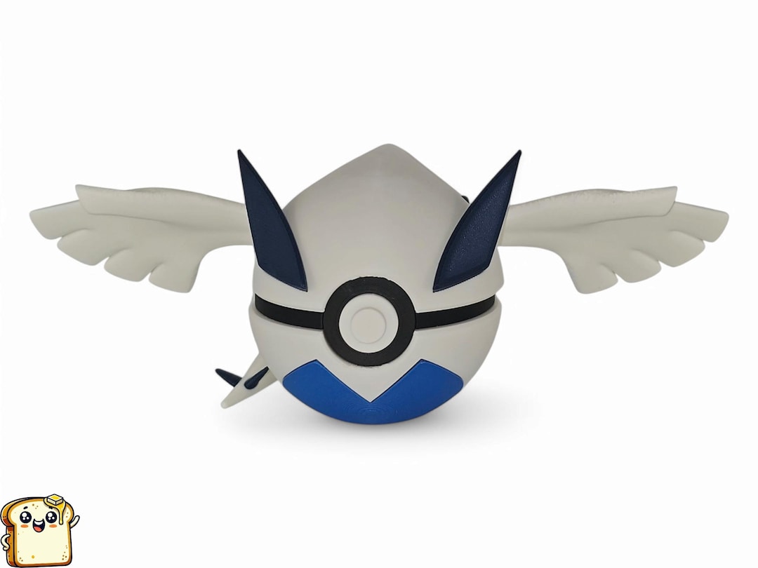 Lugia Poke Ball Replica - 3D Printed Pokeball | Anime Collectibles ...