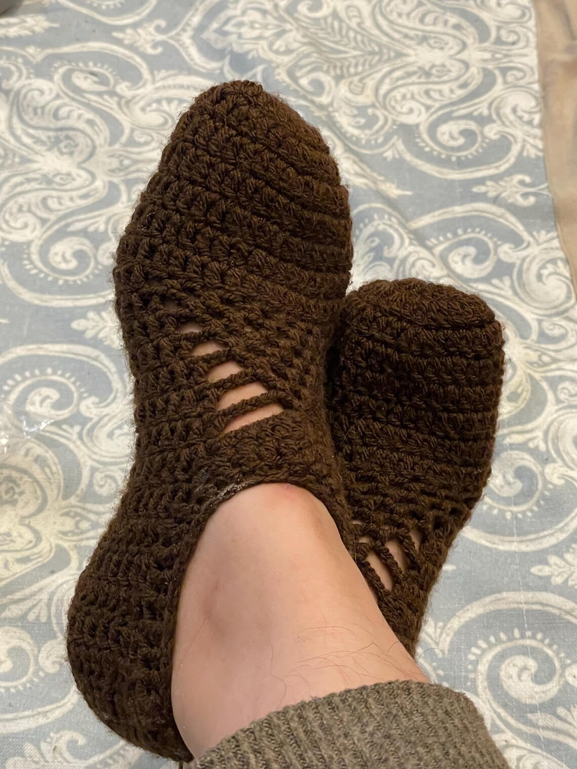 Crochet Socks, Crochet Footies, Handmade Crochet Socks - Etsy