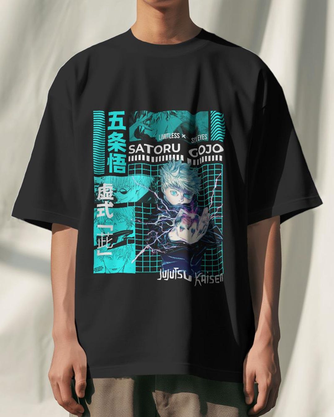Gojo Satoru Shirt, Jujutsu Kaisen Tshirt, Best Anime Shirts, Gift for ...