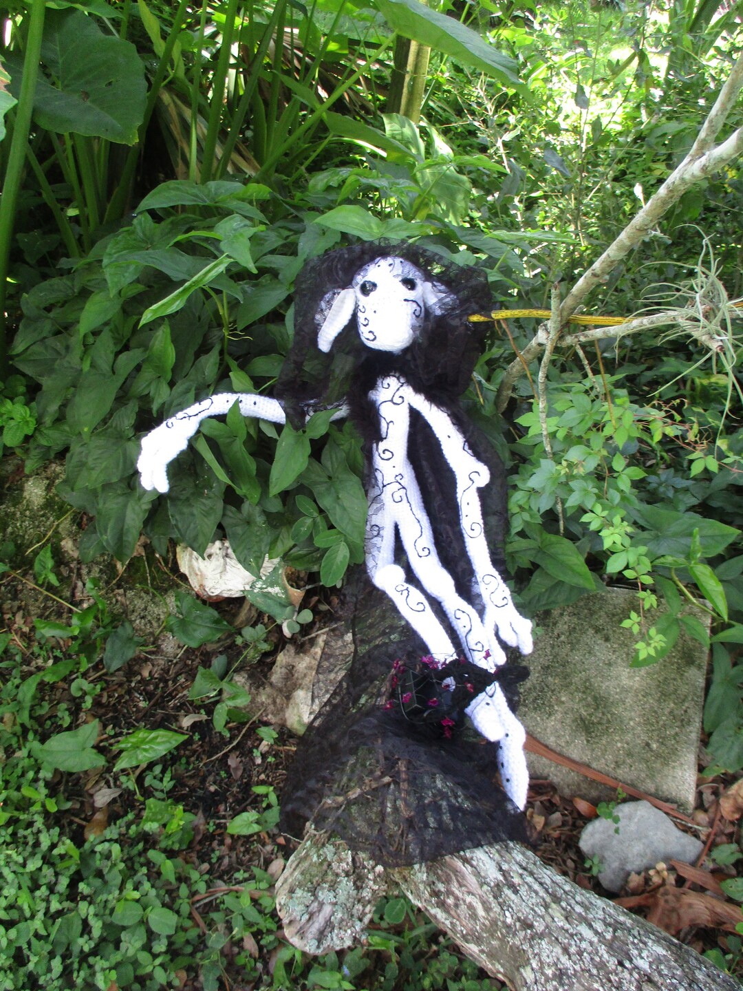 Nyx Moon Sprite Monster Rag Doll Crochet Horror Goddess Greek Mythology ...