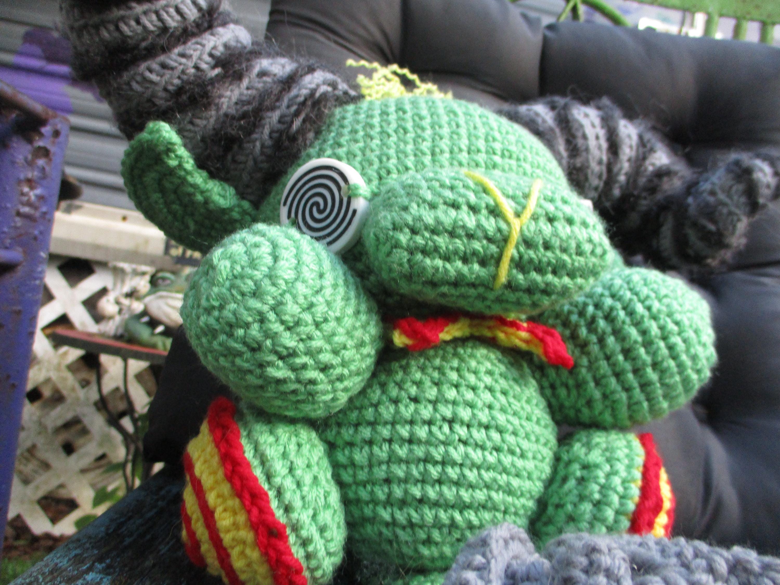 Goat Grinch Baphomet Doll *ready to Ship* Crochet Ooak Gothic Creepy ...