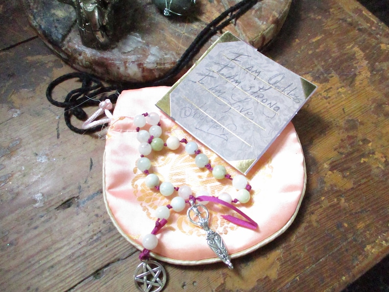 Goddess Prayer Beads Witches Ladder Pagan Chant Beads - Etsy Goddess Prayer Beads Witches Ladder Pagan Chant Beads - Etsy