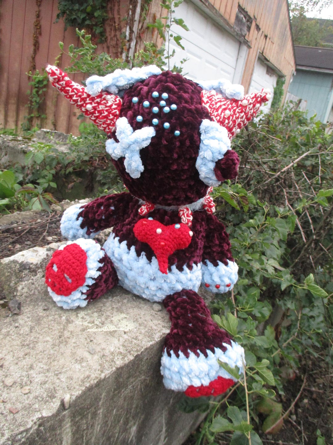 Louie the Lover *ready to Ship* Crochet Monster Rag Doll Creepy Cute ...