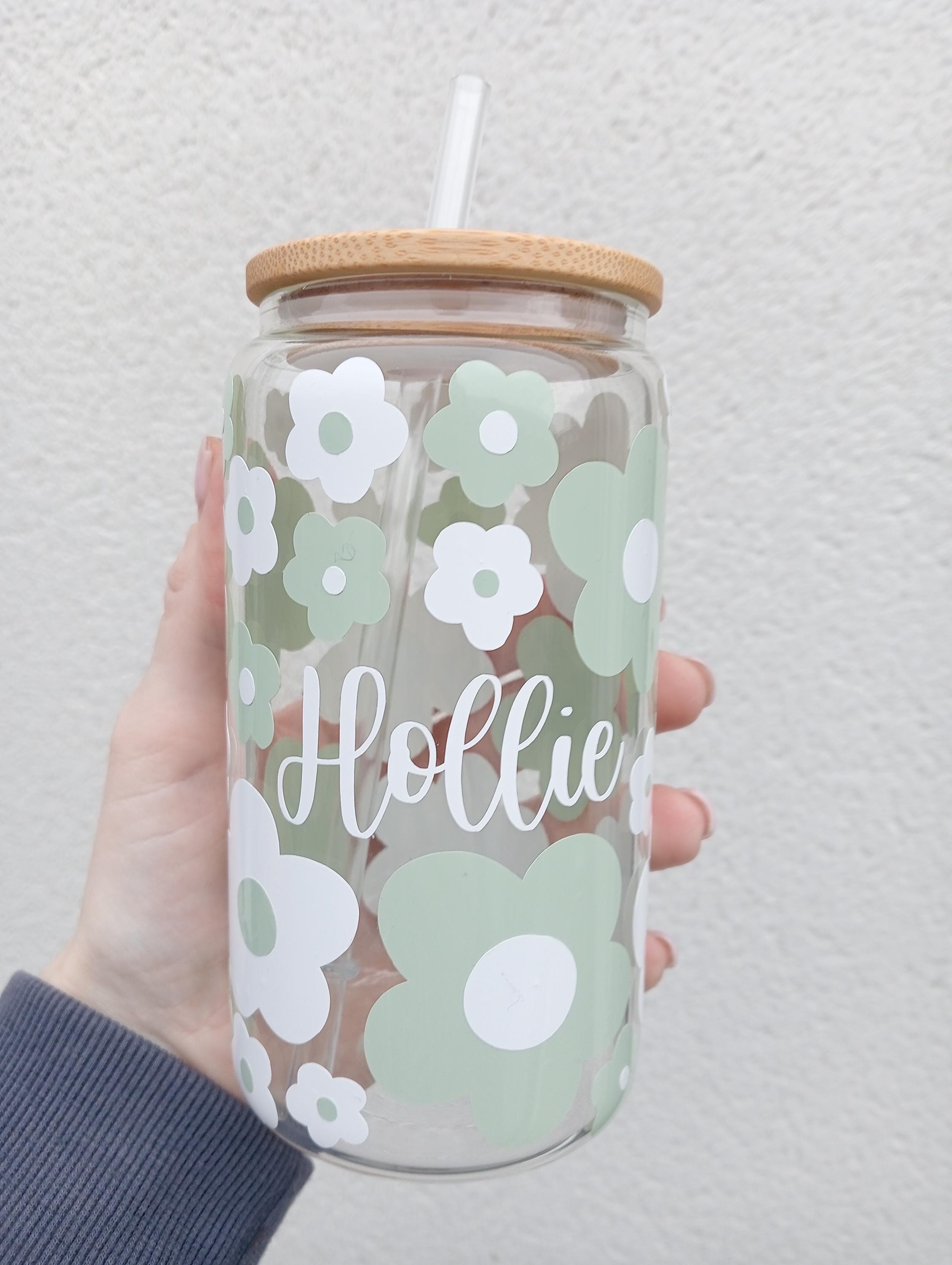 Flowers Personalised Reusable Cold Cups - Etsy UK
