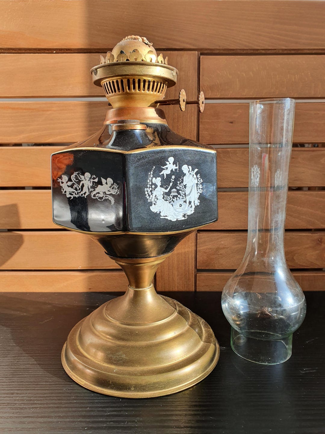 Antique Oil Lamp Florentine Italian Style - Etsy