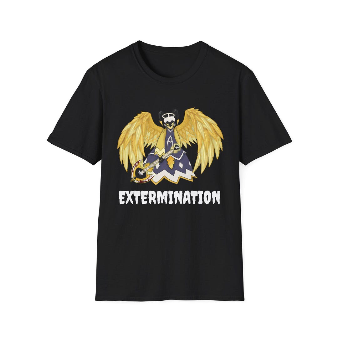 Hazbin Hotel Adam Extermination T-shirt, Men's Women's Crewneck Tee Top ...