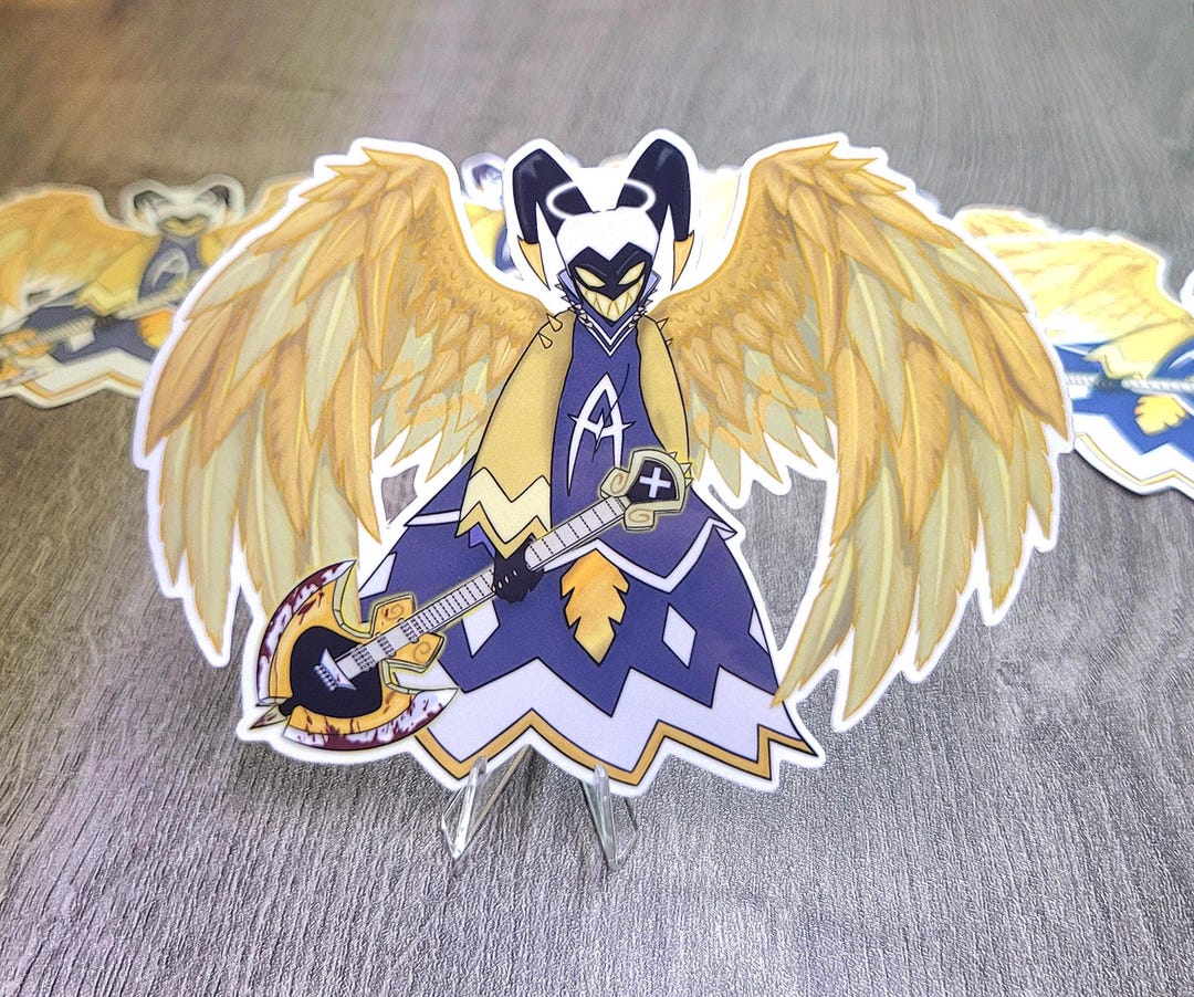 Hazbin Hotel Stickers! Adam Extermination! - Etsy