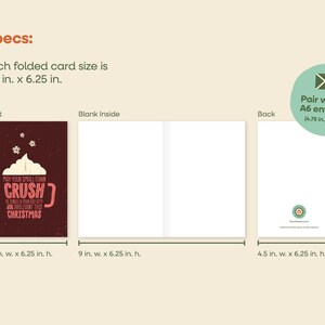 Printable | Downloadable Holiday Movie Trope Greeting Card – Small-town ...