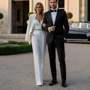 Civil Wedding Suit for Bride, Courthouse Wedding Outfit, Bridal ...