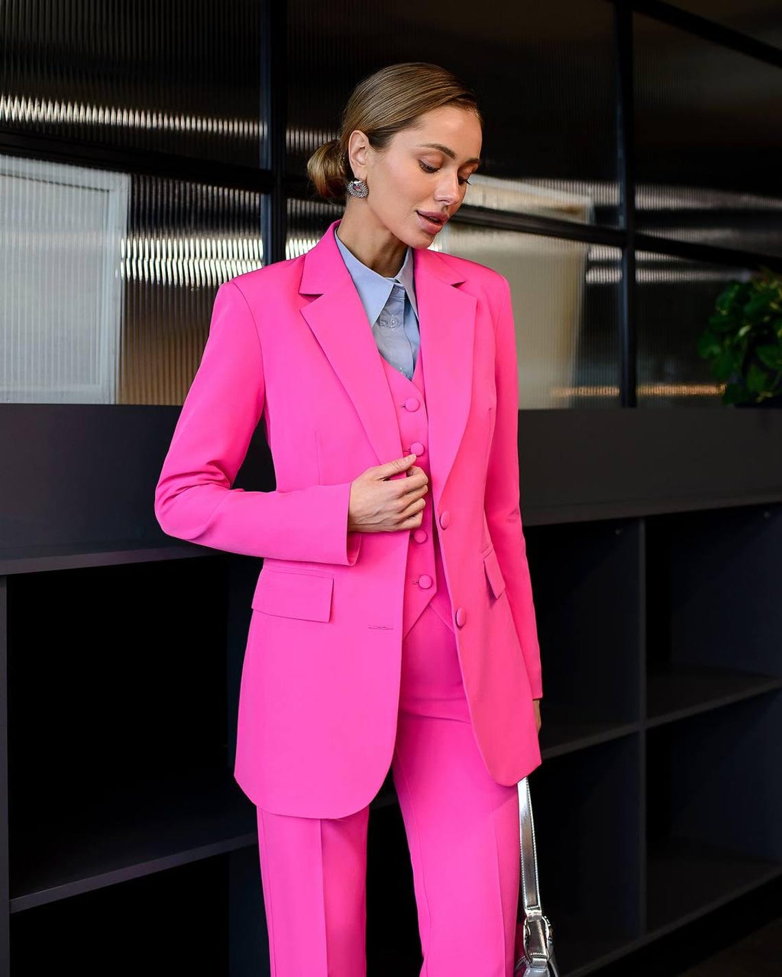 Women Suit, 3-piece Pantsuit for Women, Women Suit Vest, Classic ...