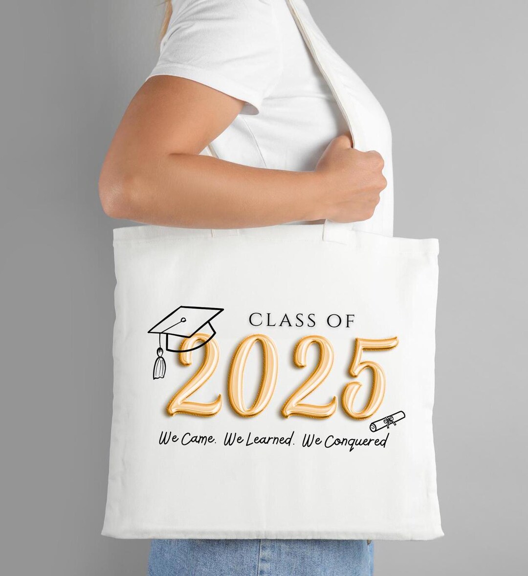 Class of 2025, Graduation Tote Bag, Eco-friendly Gift for Grads ...
