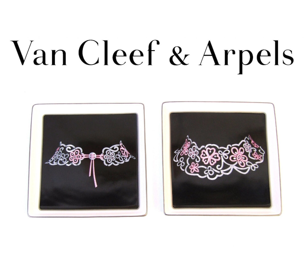 Van Cleef & Arpels Set of 2 Vintage Vide Poche Jewelry Trays Ring ...