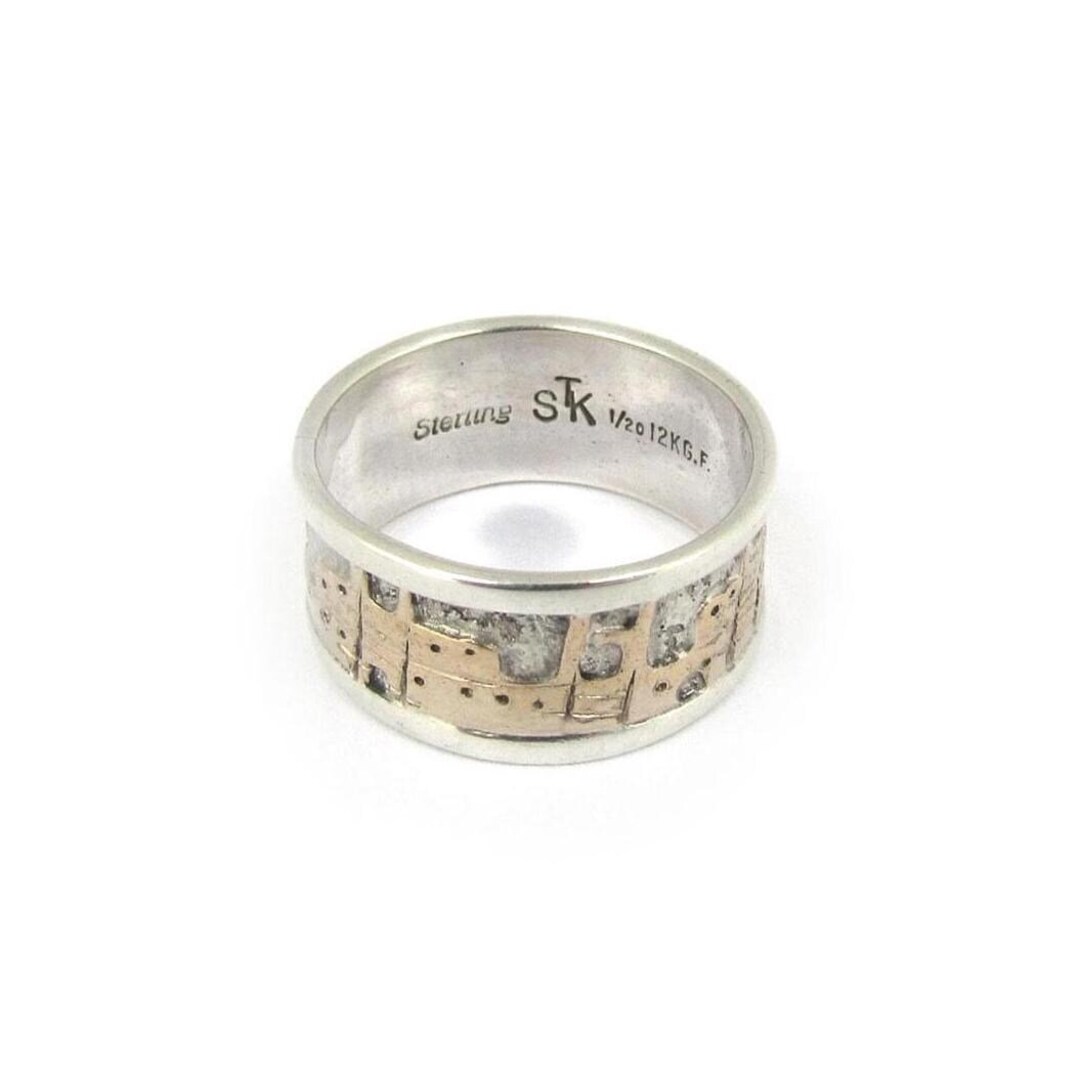 TOM and SYLVIA KEE Ring Vintage Native American Navajo Sterling Silver ...