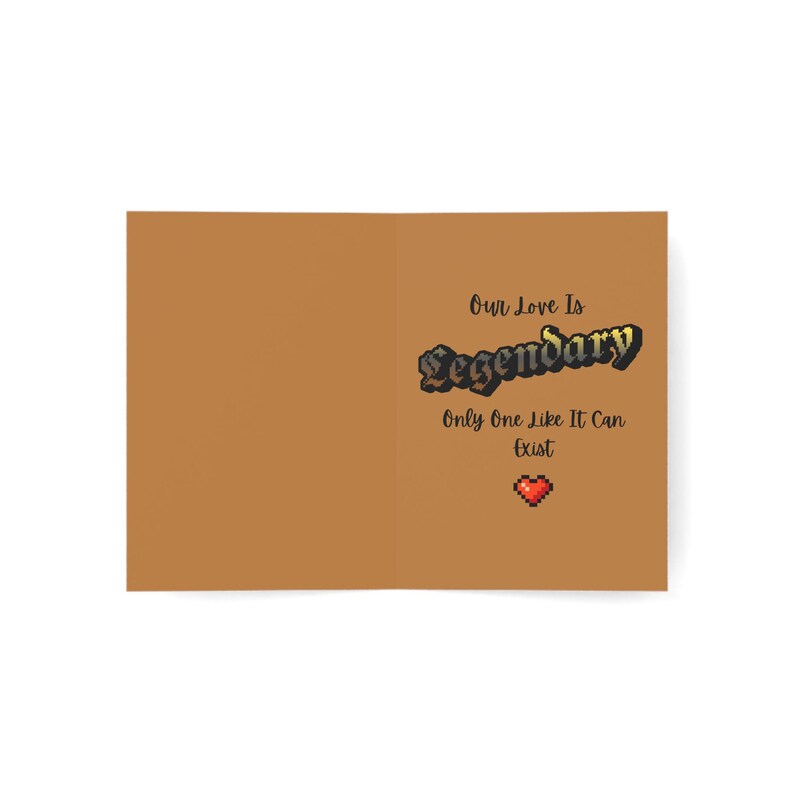 Magic the Gathering Valentines Day Card Our Love is Legendary MTG Gamer ...