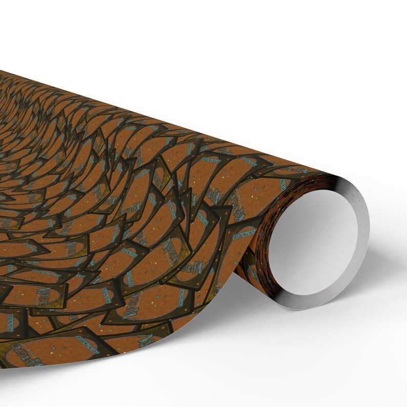Magic: the Gathering Inspired Wrapping Paper – Mana Card Back Gift Wrap ...
