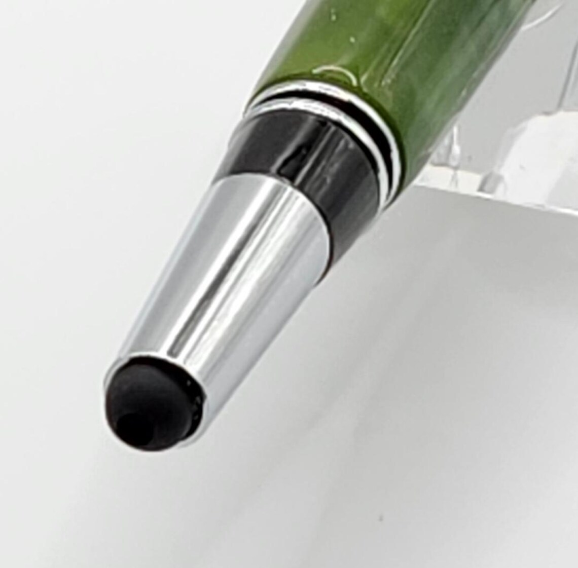 Hand Turned Acrylic Twist Ballpoint Pen With Stylus Tip - Etsy