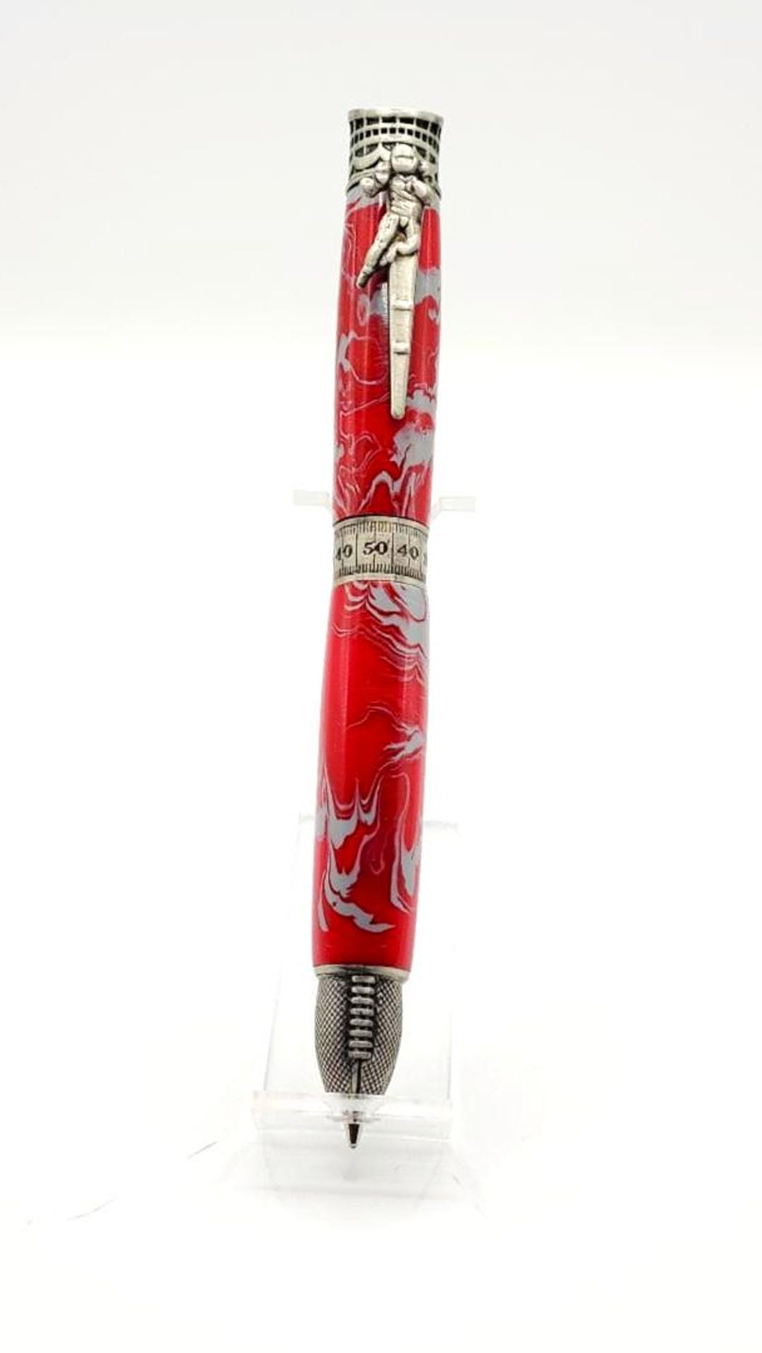 Hand Turned Acrylic Twist Football Ballpoint Pen - Etsy