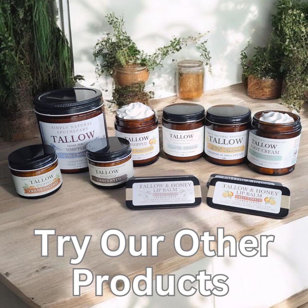 Tallow Face Cream & Body Butter All Natural Whipped Grass-fed Beef ...