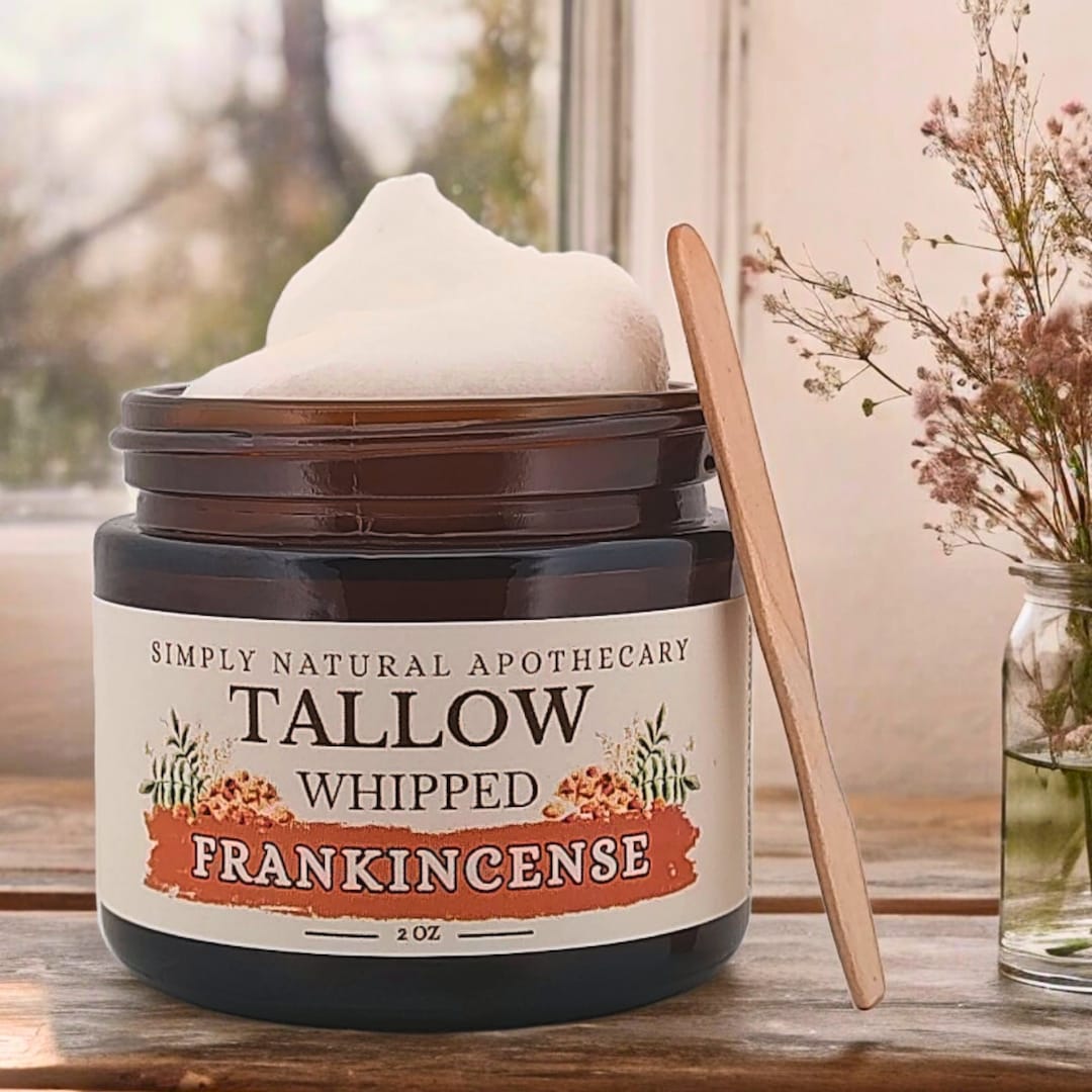 Tallow Face Cream All Natural Whipped Grass Fed Beef Tallow Skin