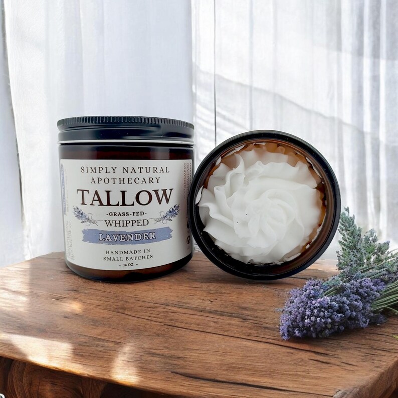 Tallow Face Cream & Body Butter All Natural Whipped Grass-fed Beef ...
