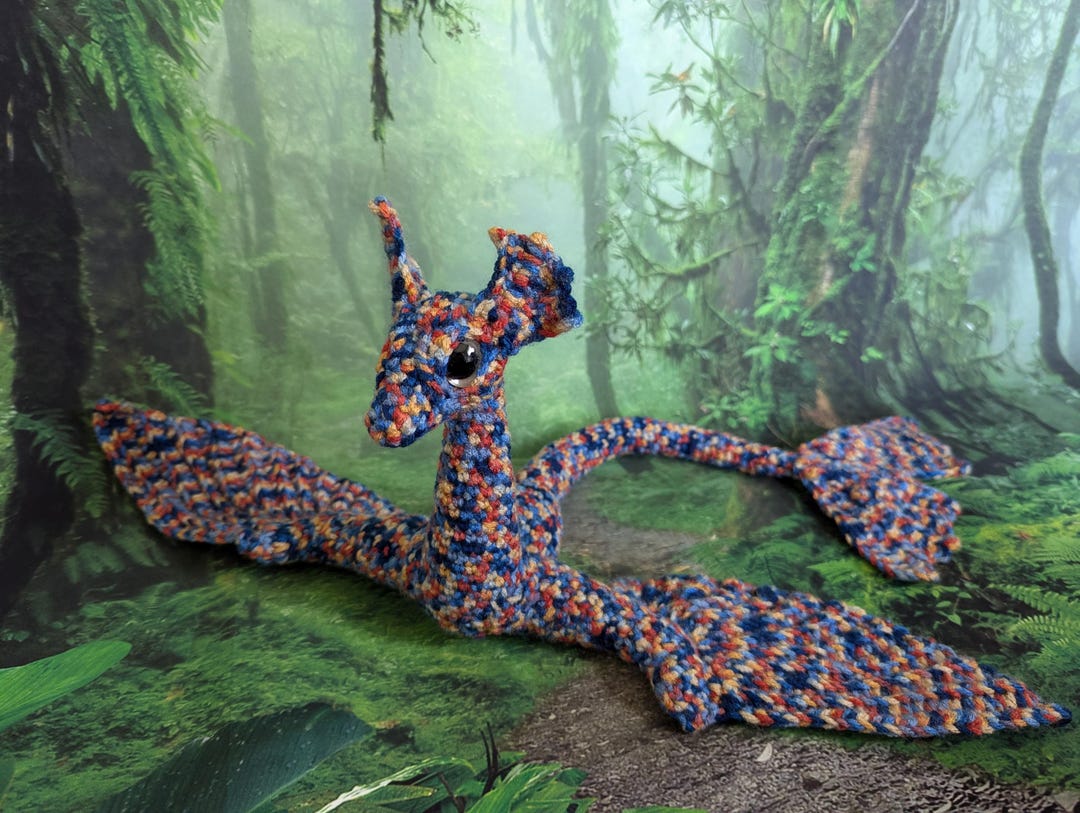 Crochet Dragon Magical Creature : Sea Dragon, Lyssara - Etsy
