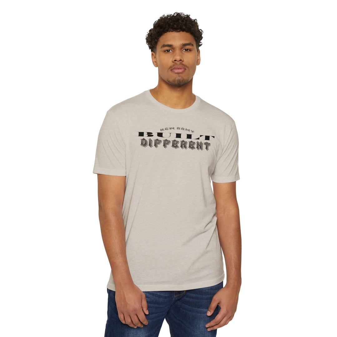 New Army Built Different CVC Jersey T-shirt - Etsy
