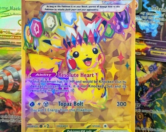 mega pikachu ex gold
