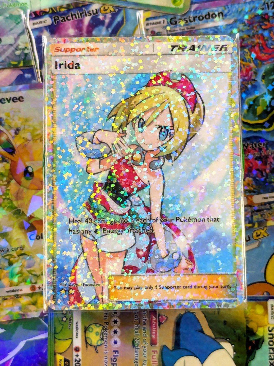 Irida Trainer Handmade Tcg Proxy Fan Art Card Custom Full Art ...