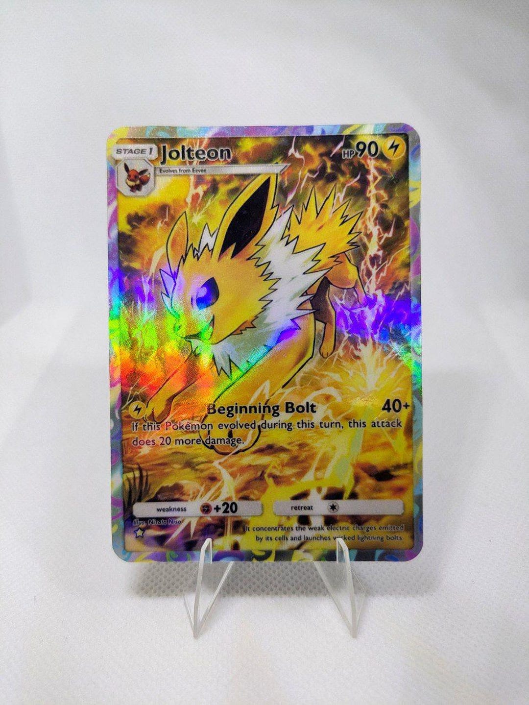 Jolteon Pokemon Pocket App Tcg High Quality Proxy Pokemon Card Custom ...