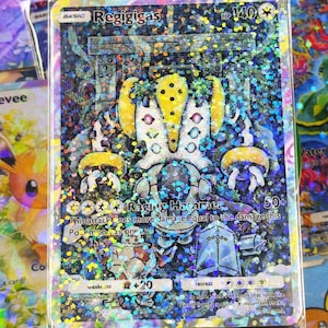 Regigigas Handmade Tcg Proxy Fan Art Card Custom Full Art Space Time ...