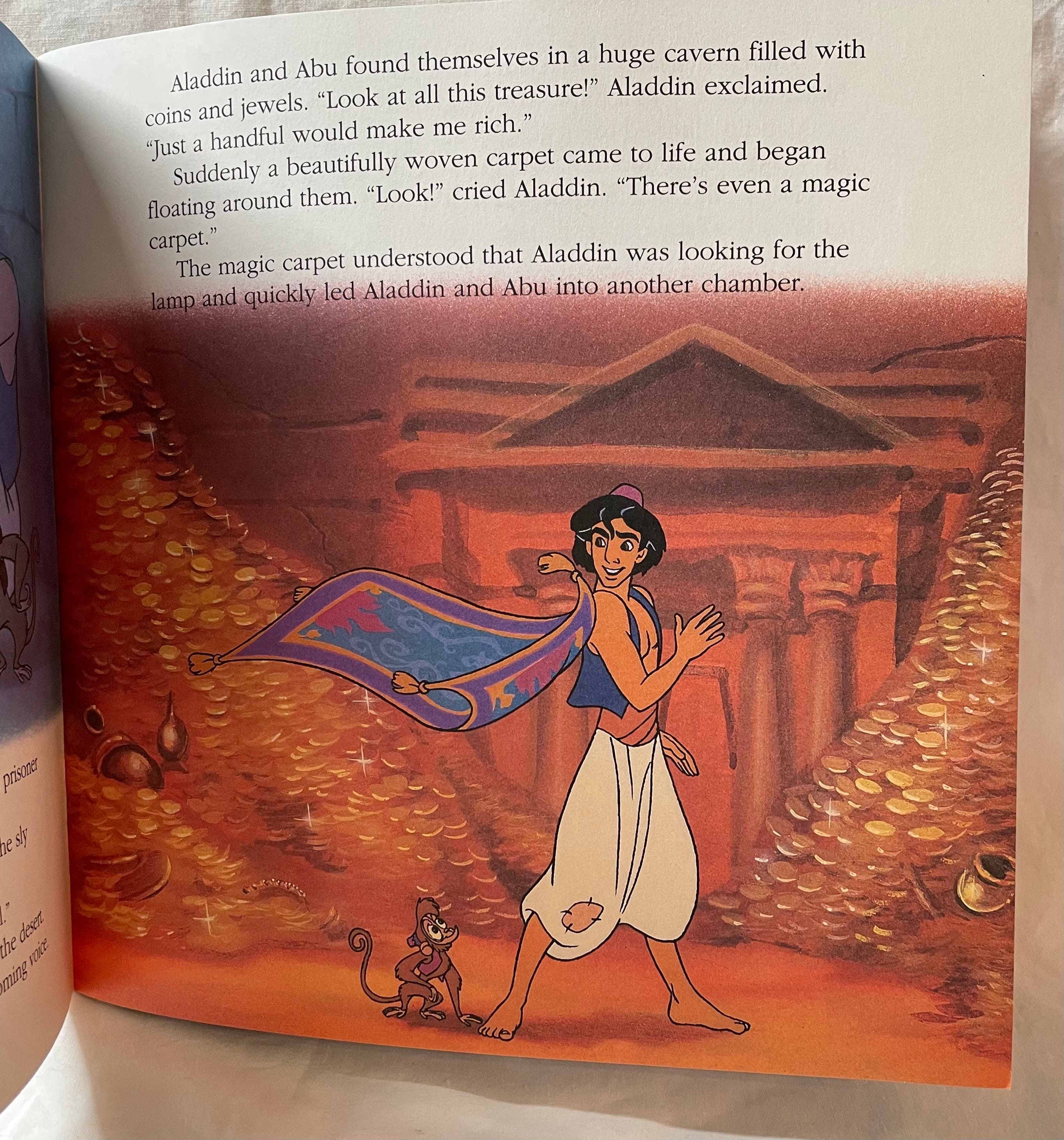 Disney's Aladdin Vintage A Golden Book 1992 1st Edition 1st Printing ...