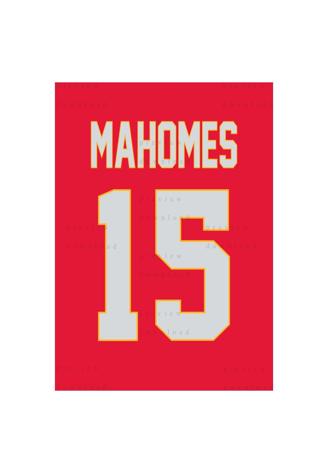 Mahomes 15 Jersey - Etsy
