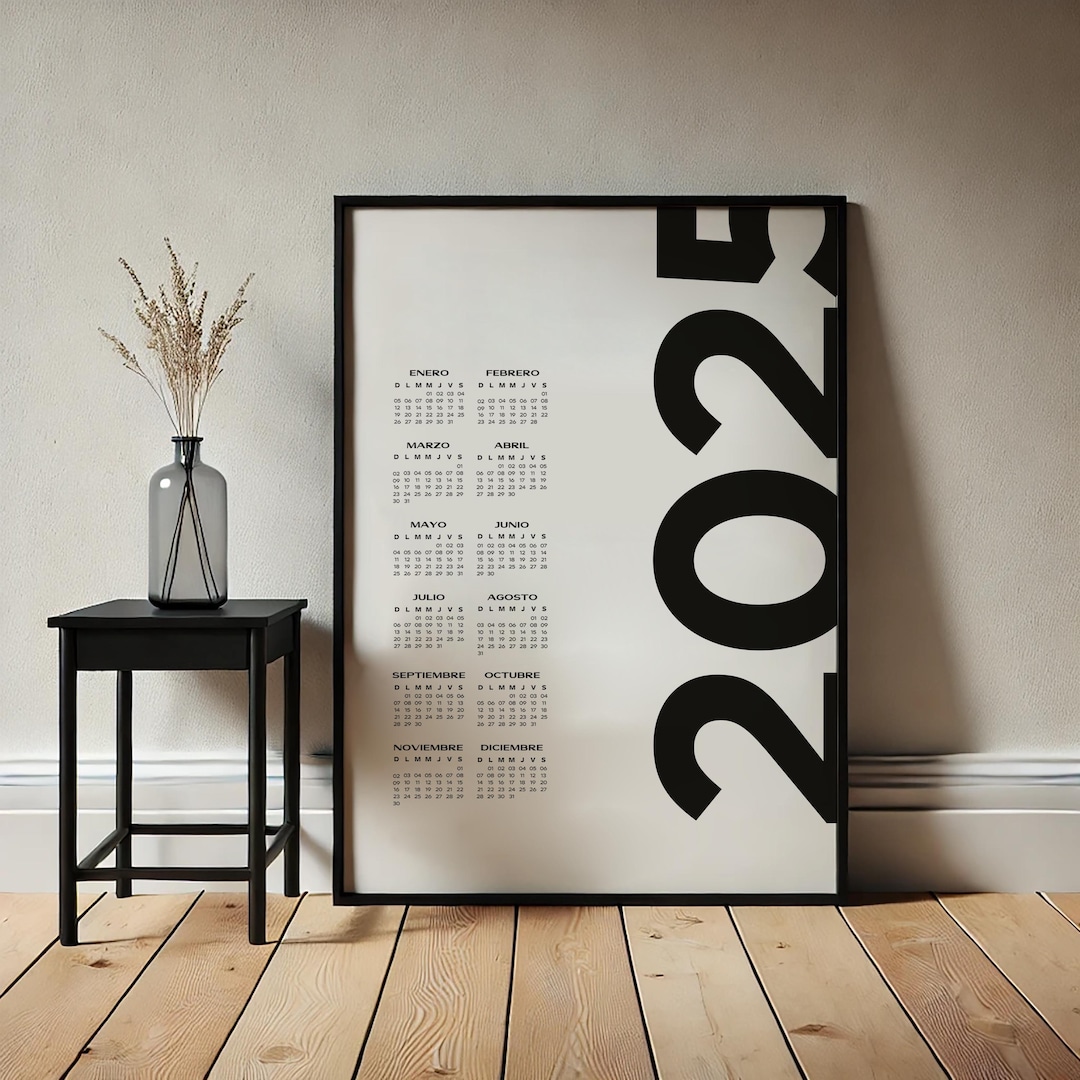 2025 Minimalist Wall Calendar, Minimalist and Elegant Calendar, Wall ...