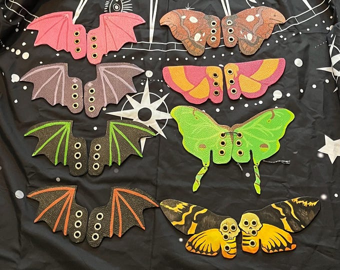 Leather Boot Wings - Etsy