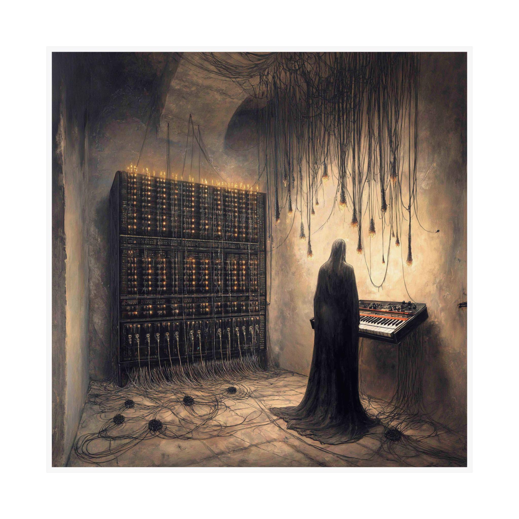 Shrouded Synthesis - Satin Poster - Etsy