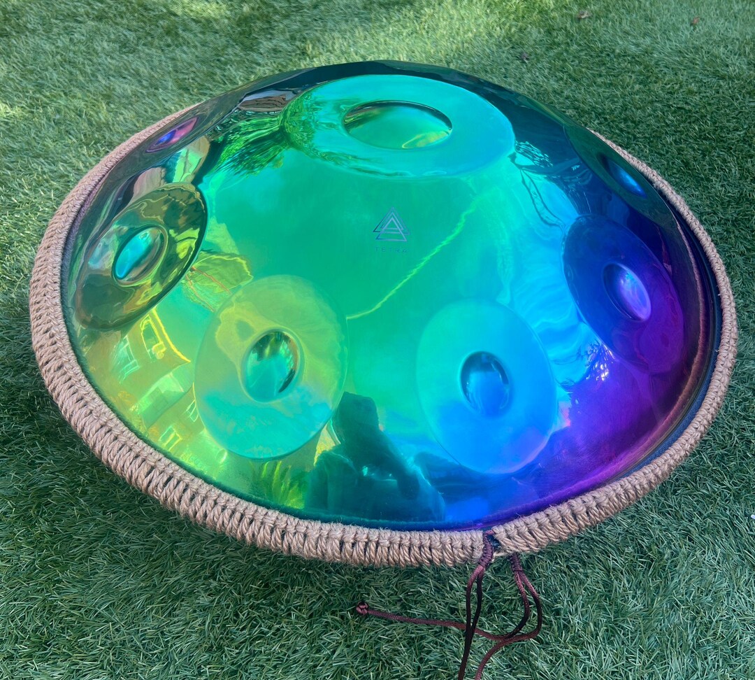 Electroplating Process Colorful Handpan / 22 Inch / Stainless Steel / D ...